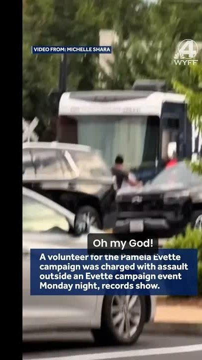 Campaign volunteer arrested outside Pamela Evette event