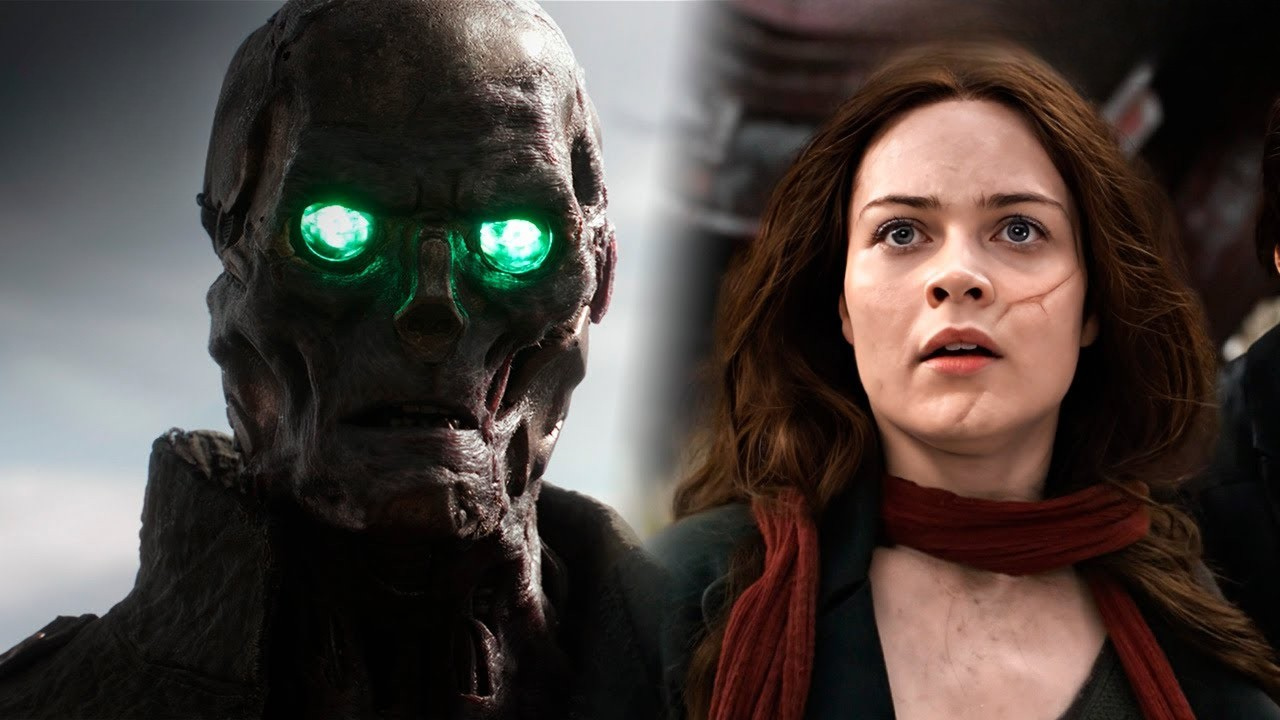 Cyborg shrike hunts down Hester | Mortal Engines