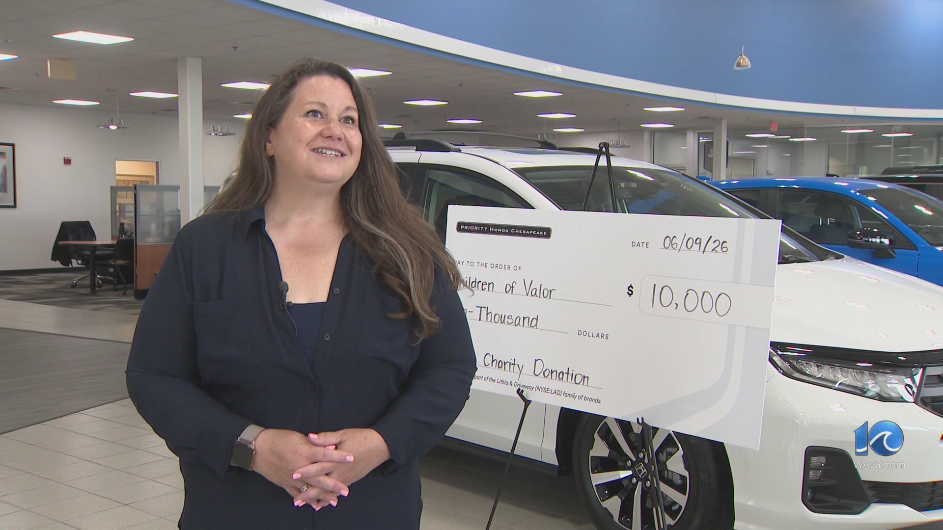 Children of Valor organization receives generous donation