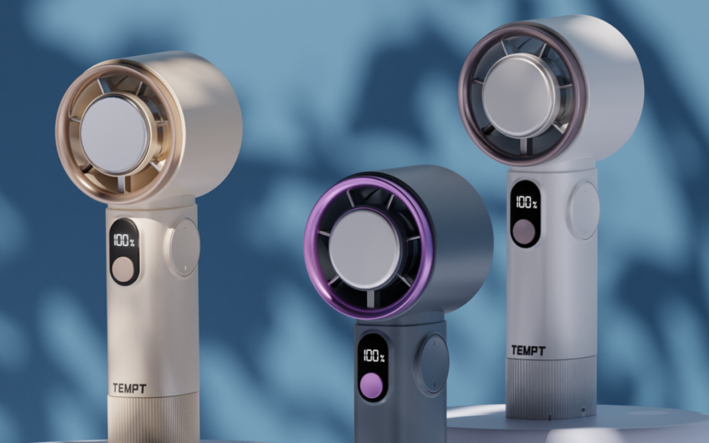 TEMPT launches ICY portable fan with built-in 18°C cooling plate & up ...