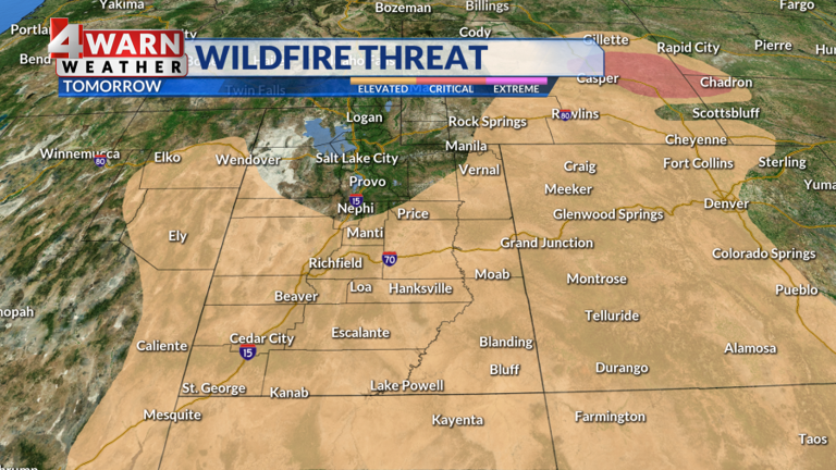 Utah Weather: Breezy with critical fire conditions sticking around ...