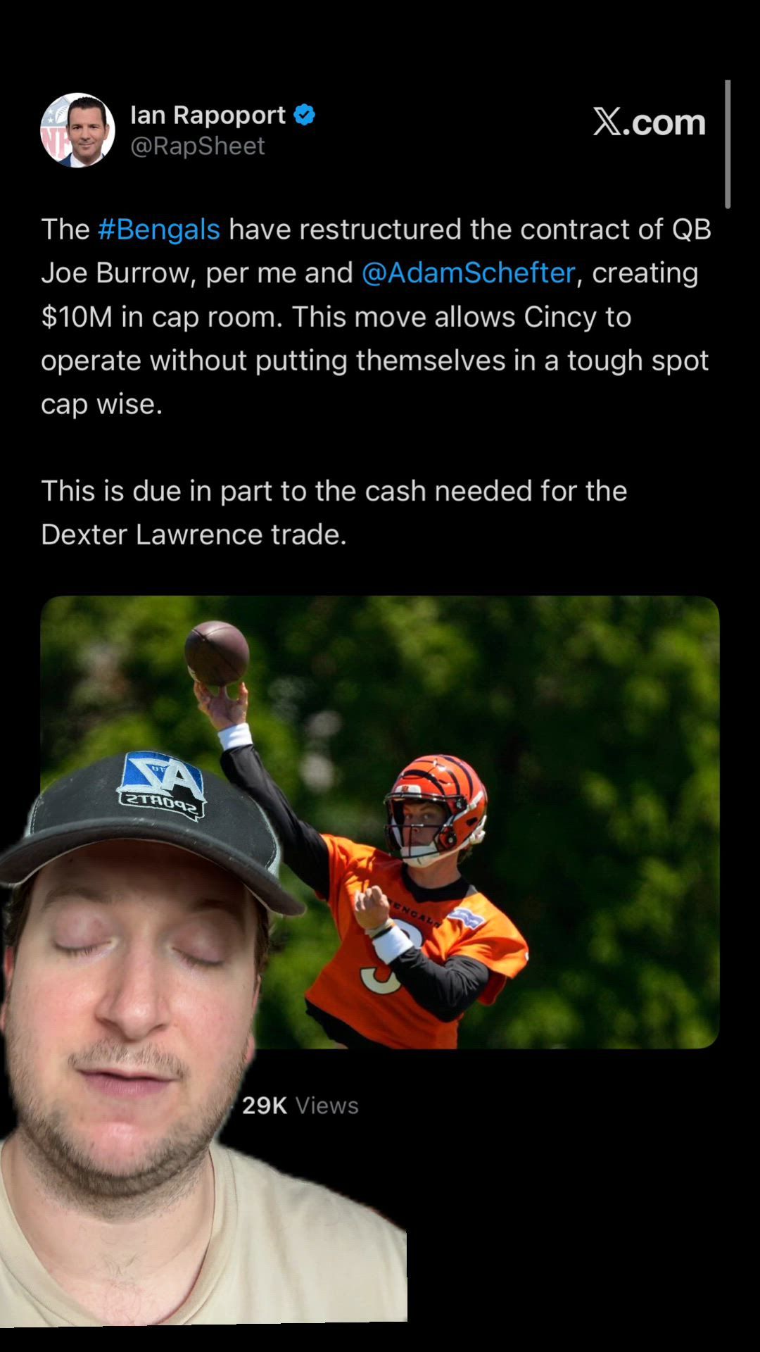 The Cincinnati Bengals restructuring Joe Burrow is a BIG step in ...