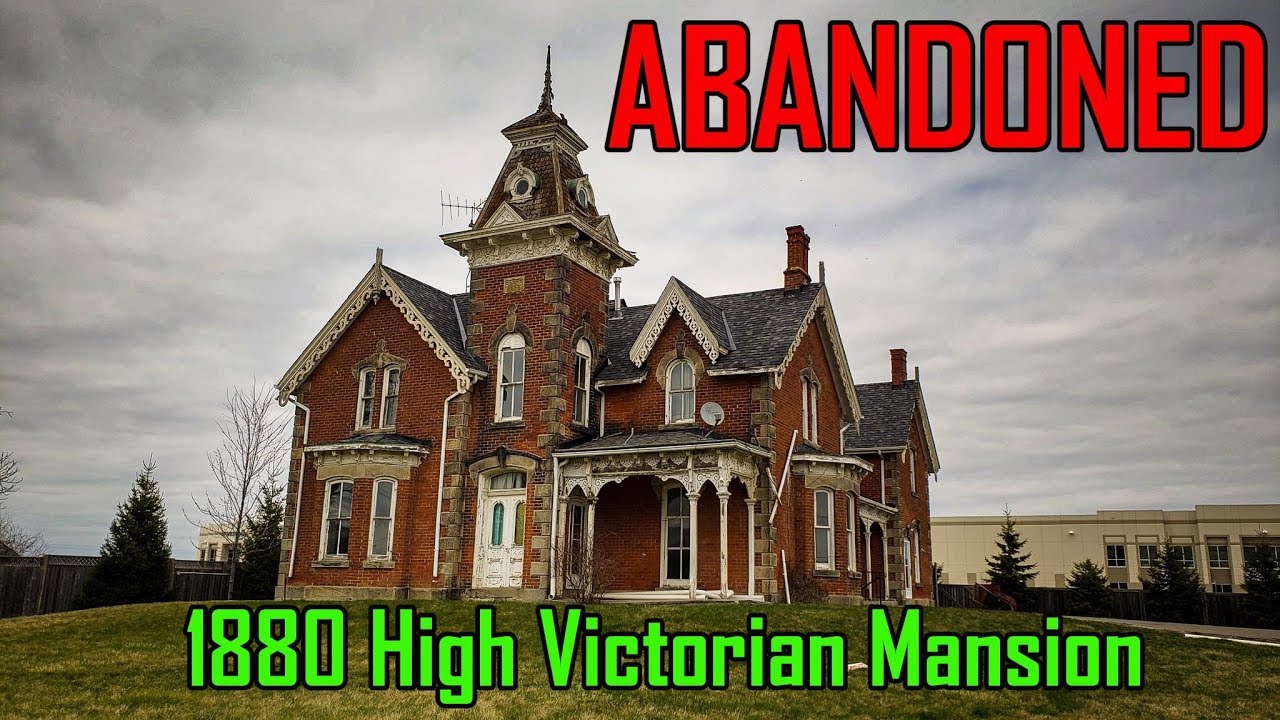 Inside an abandoned high Victorian mansion built in 1880