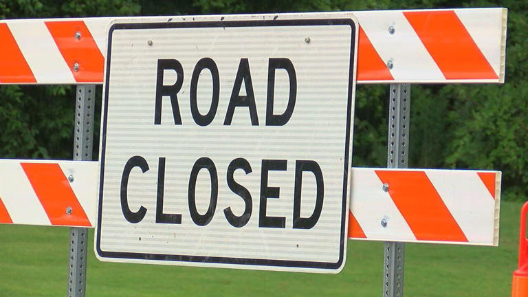 Overnight storm closes several roads Tuesday