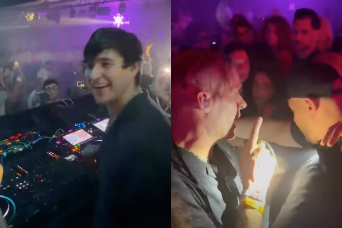 Travis Scott saca a un DJ del escenario en una fiesta de F1