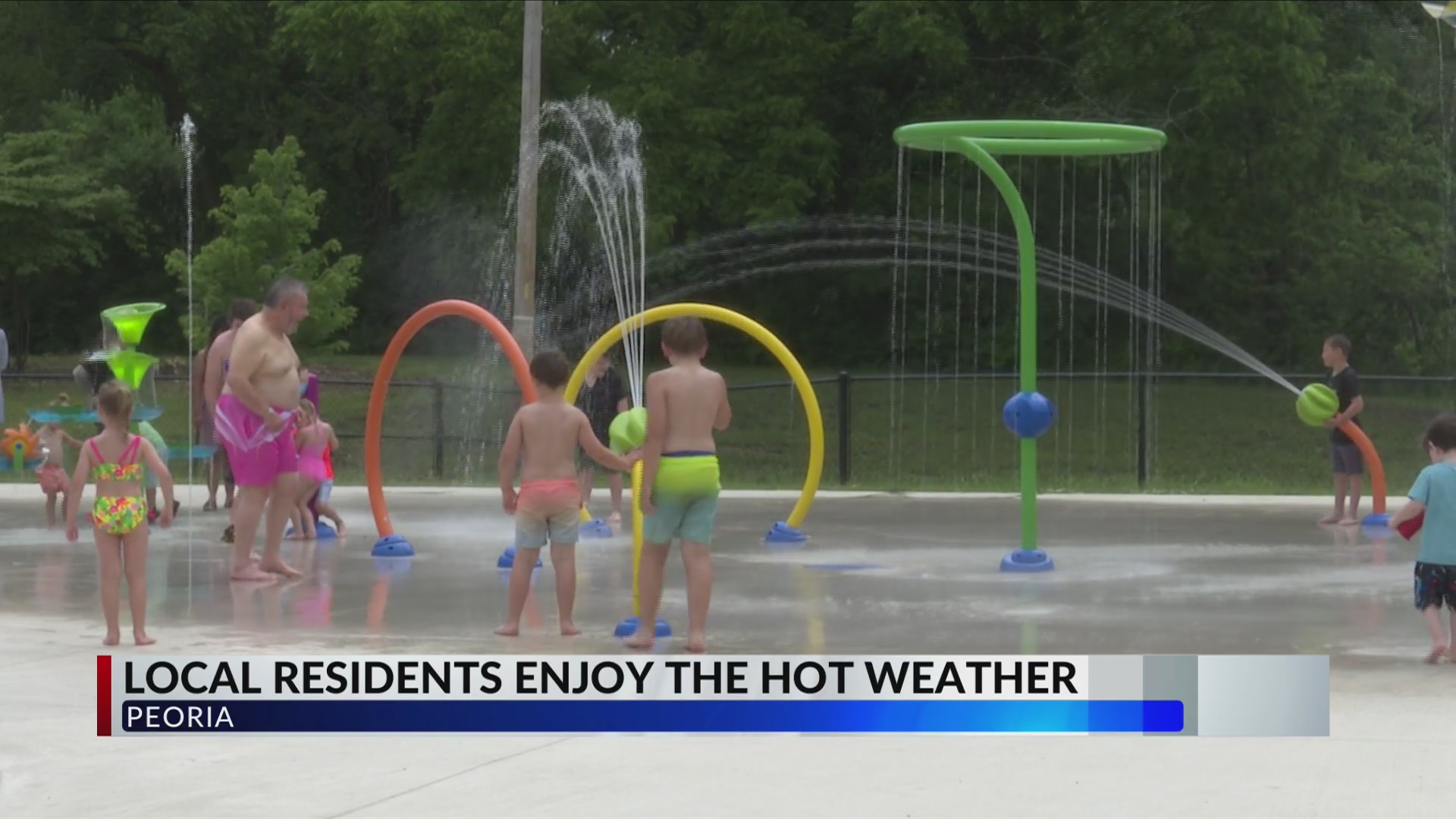 Locals enjoy warm weather
