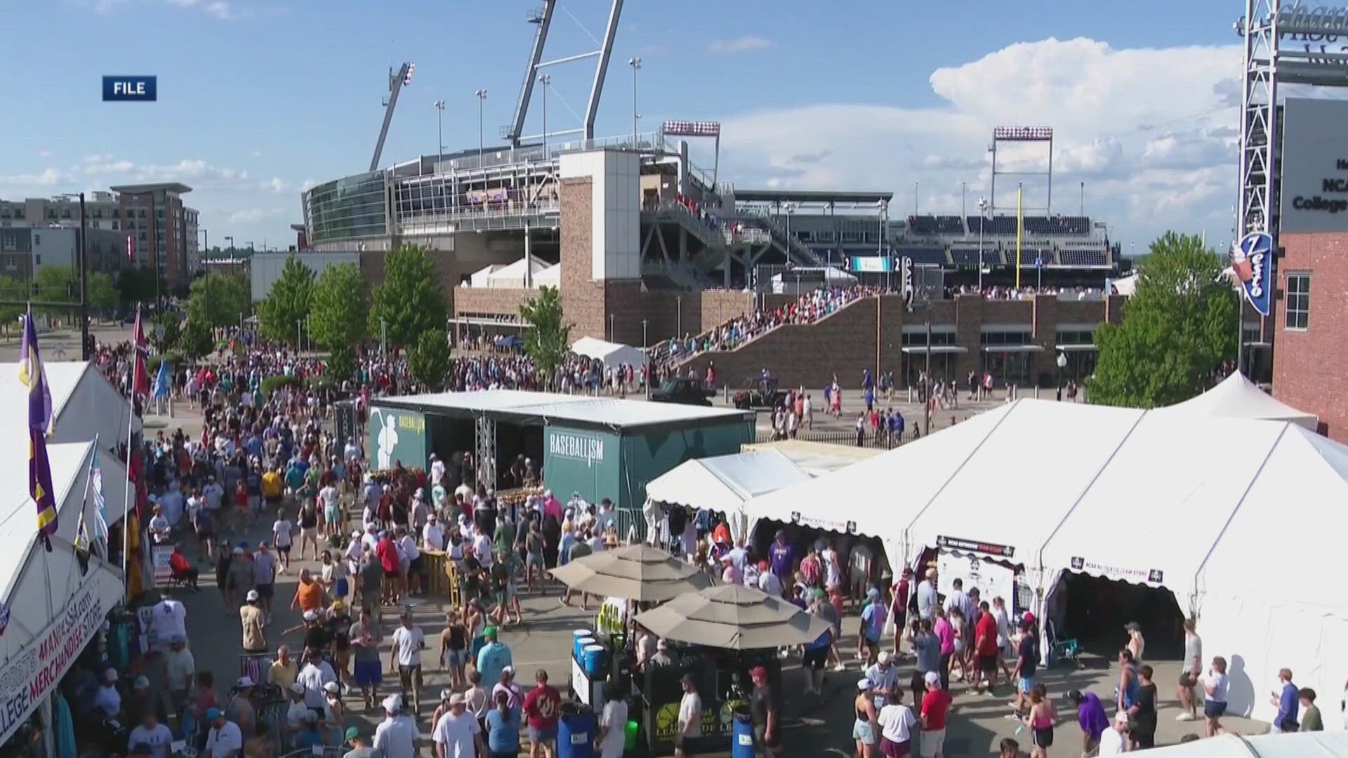 Omaha baseball village vendors prepare for College World Series