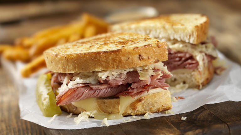 The easy protein swap for a leaner Reuben sandwich