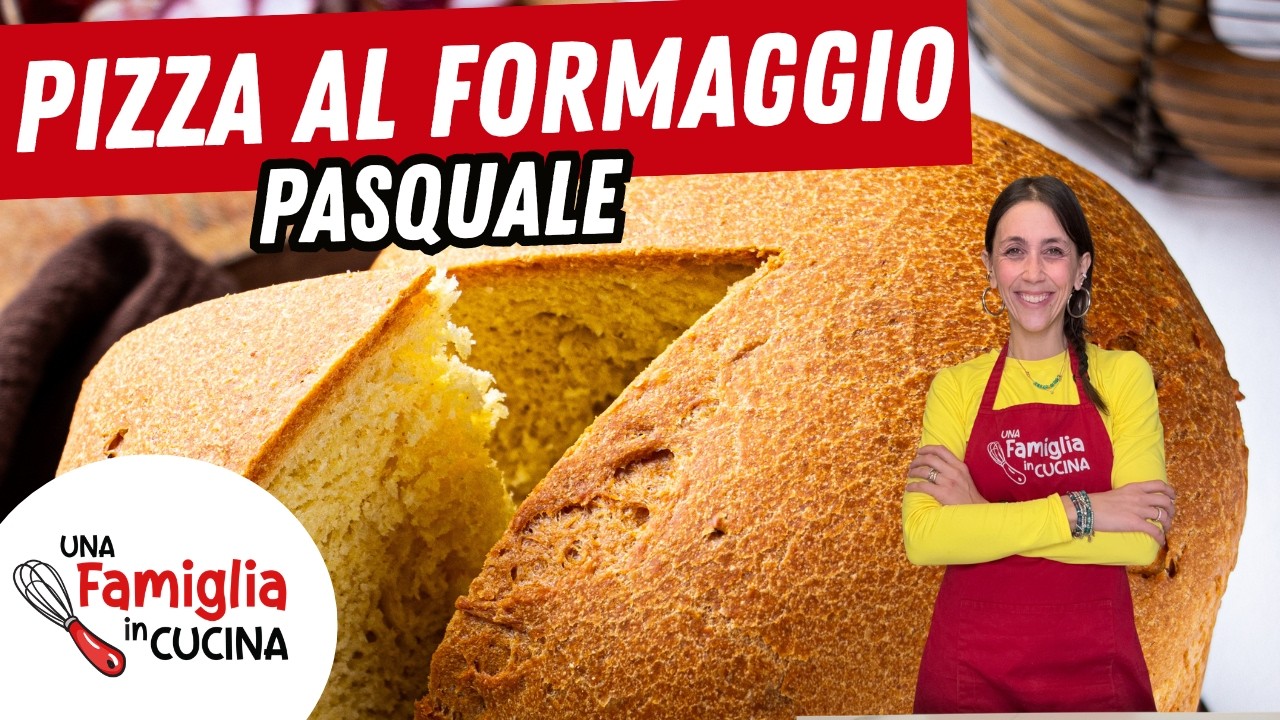 Pizza di Pasqua al formaggio — alta, soffice e piena di sapore ...