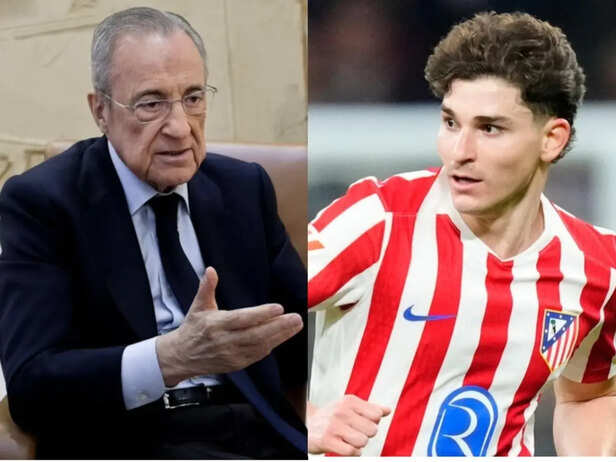 Did Florentino Perez 'fake' a Julian Alvarez bid? Barcelona fans make ...