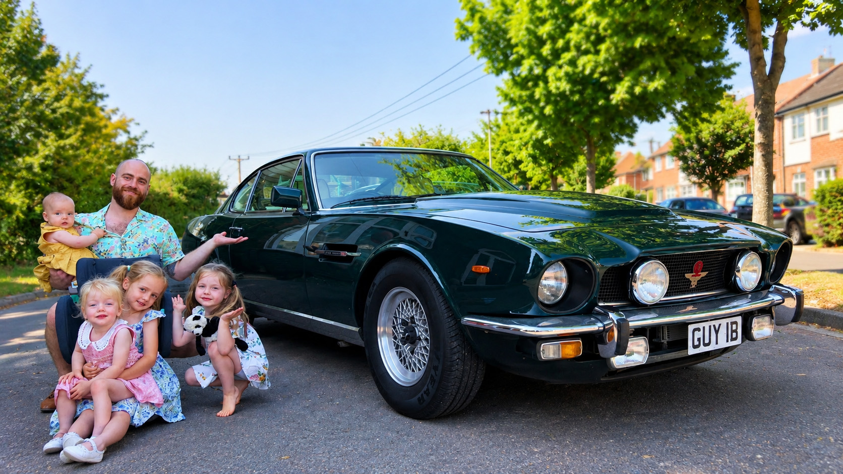 Are classic Aston Martins safe enough for children?