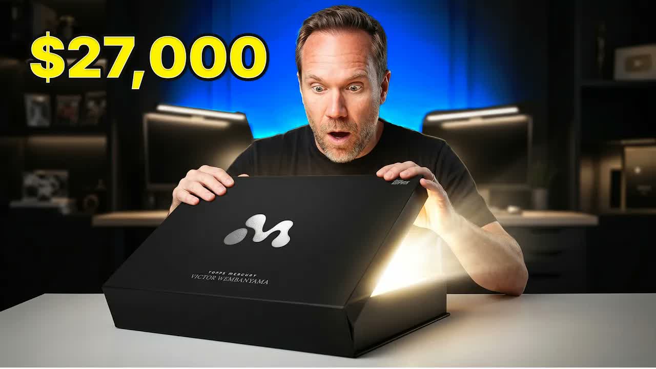 Risking $27,000 on one box of Wemby cards?