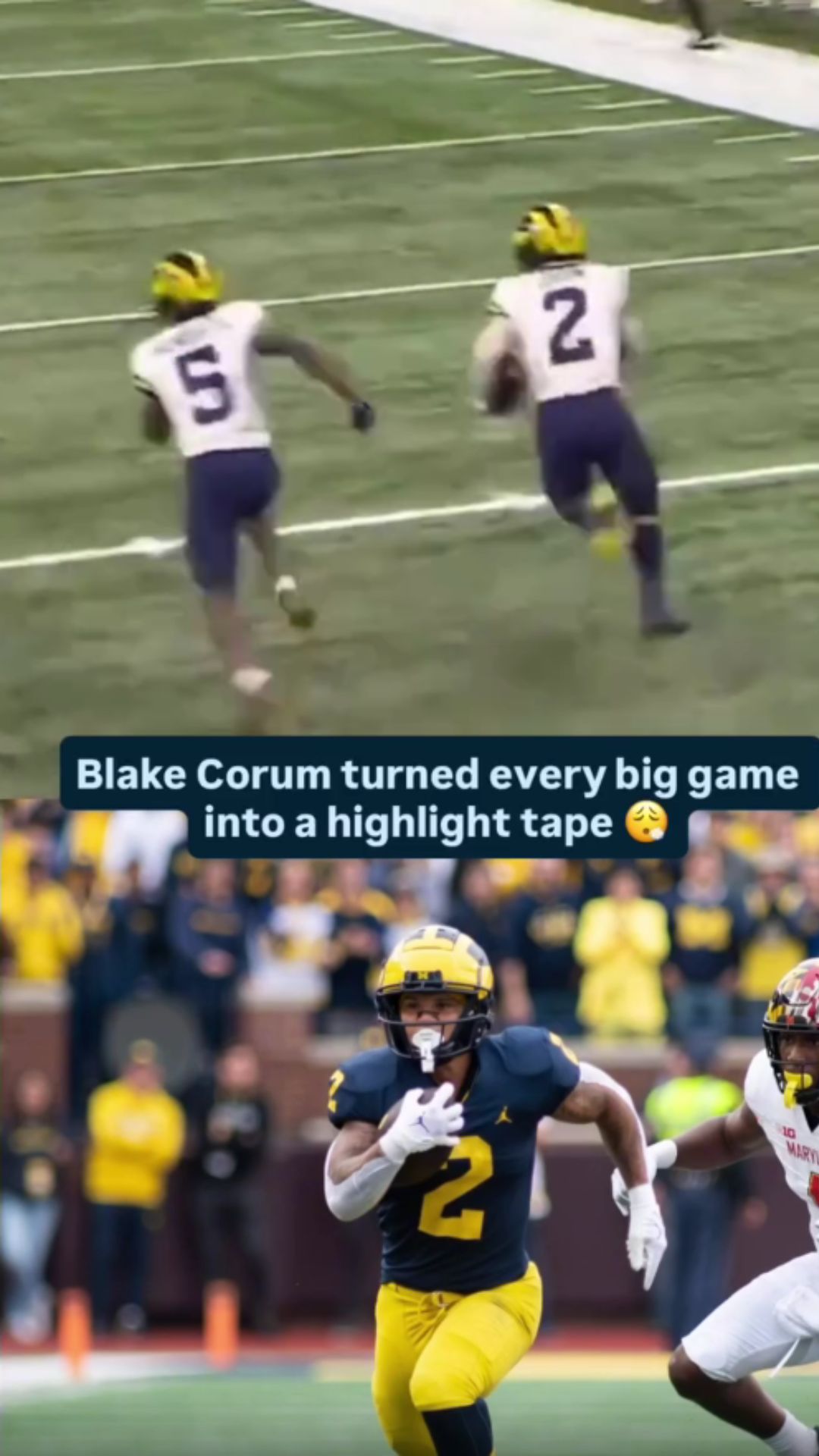 Blake Corum delivered when Michigan needed him most