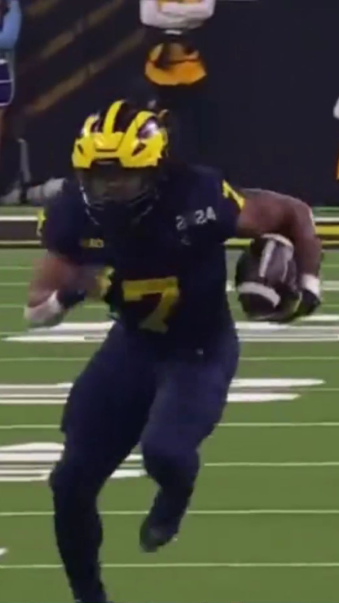 Donovan Edwards took over the national championship instantly