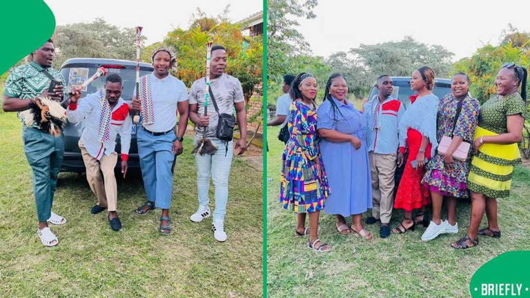 Zulu groom's energetic wedding dance moves turn him into a viral sensation