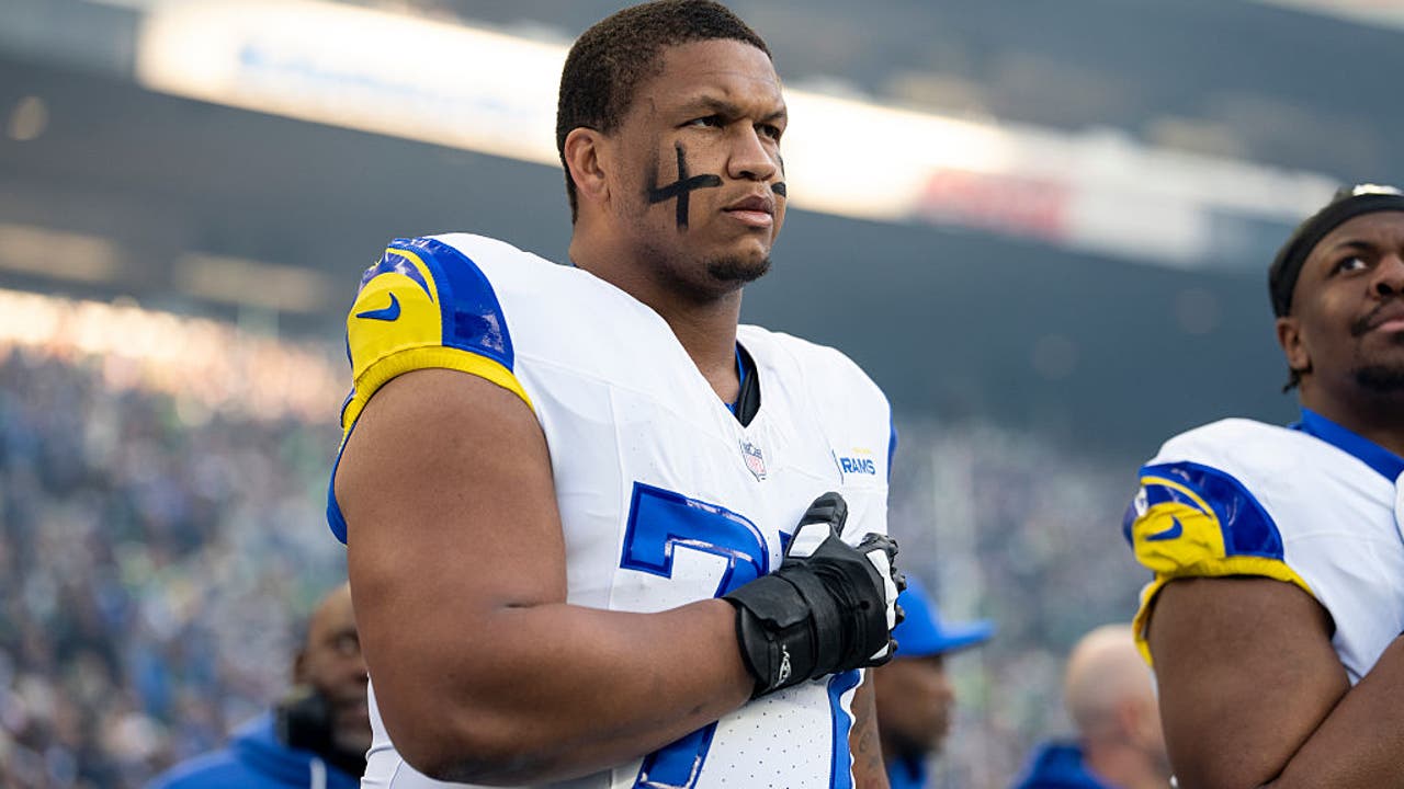 Rams left tackle Alaric Jackson arrested on felony domestic violence charge