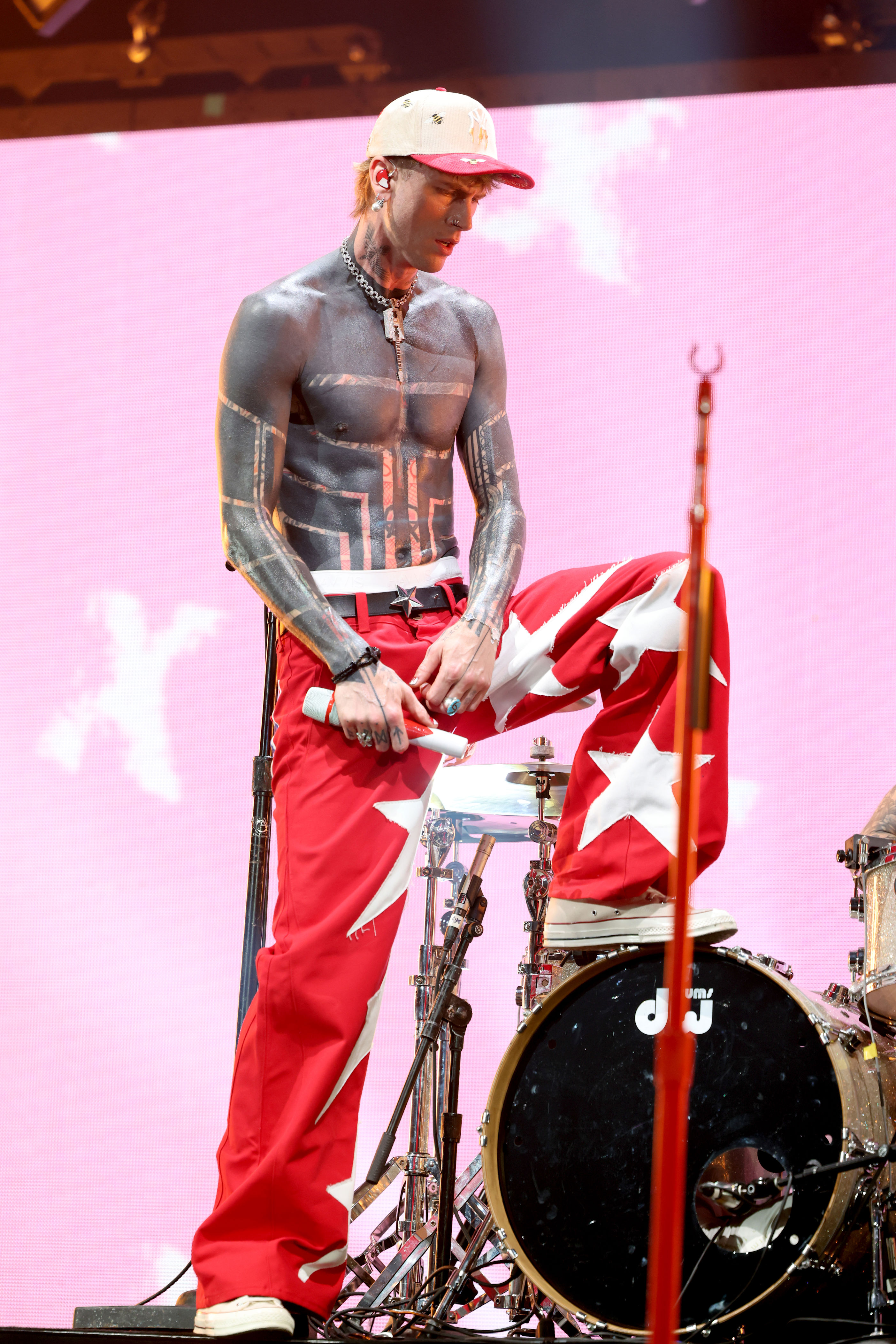 MGK shares scary side effects of 'near impossible' blackout tattoo journey
