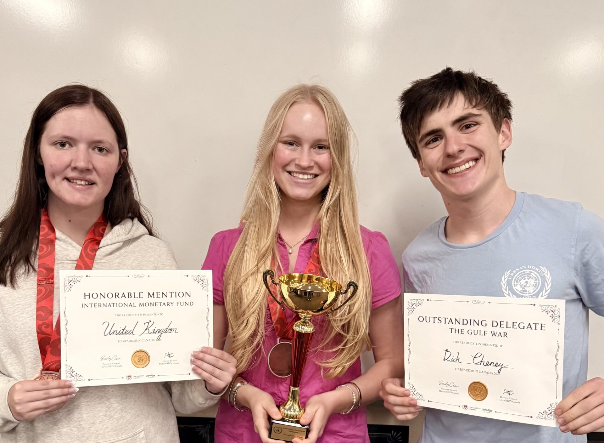 Monona Grove Model UN team earns award at Harvard Tournament of Champions
