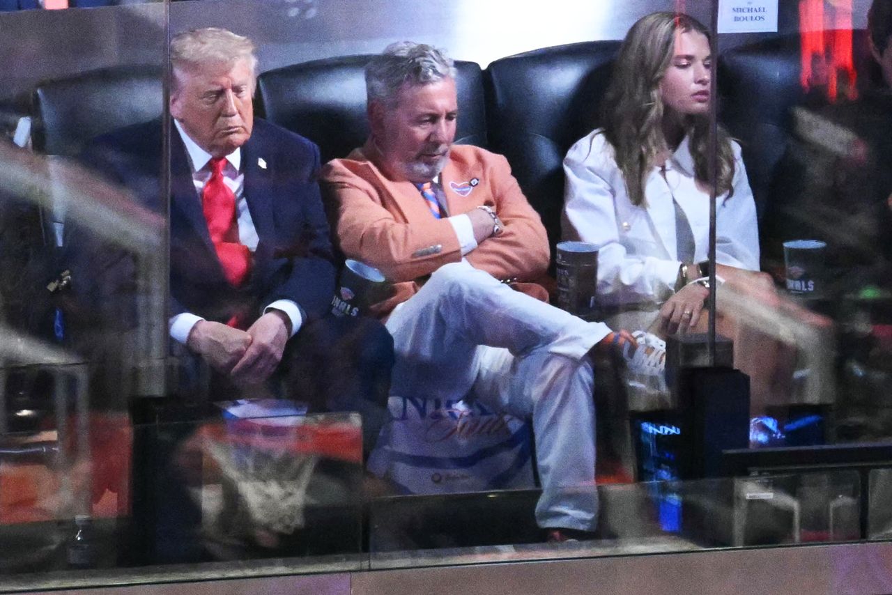 Trump says he got 'enthusiastic' welcome at NBA Finals game after crowd ...