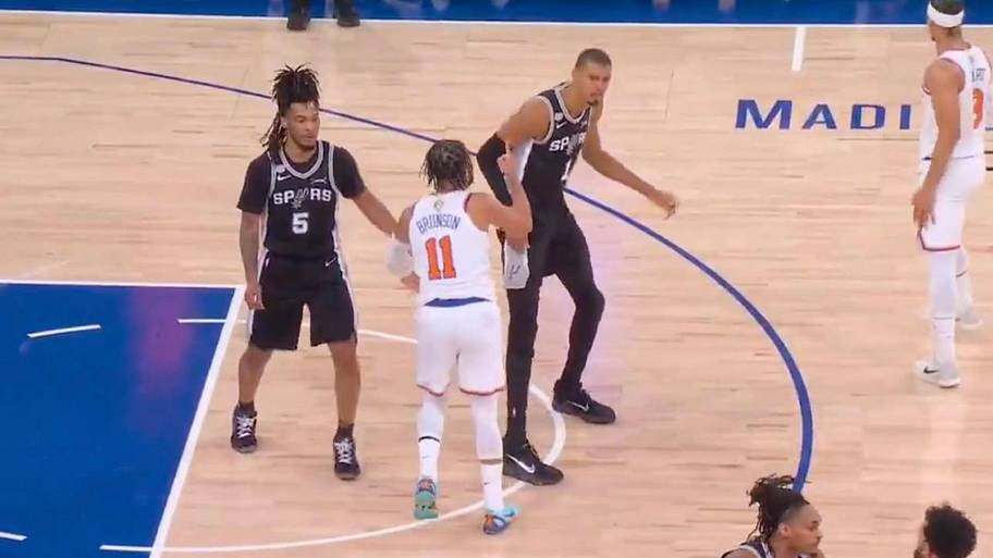Former Knick sends violent warning to Wemby after ‘dirty’ Jalen Brunson ...