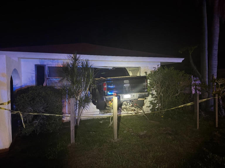 Pick-up truck drove through Sarasota home: FL troopers