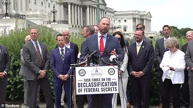 UFO whistleblowers storm Capitol Hill with explosive claims about alien ...