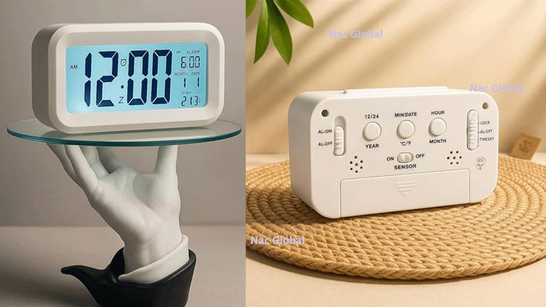 Digital clocks: 5 stylish options under ₹500 to upgrade your modern ...