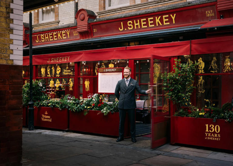 Vivienne Westwood marks 130 years of London restaurant J Sheekey