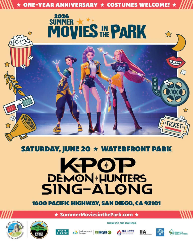 San Diego’s summer movies in the park returns with free outdoor screenings