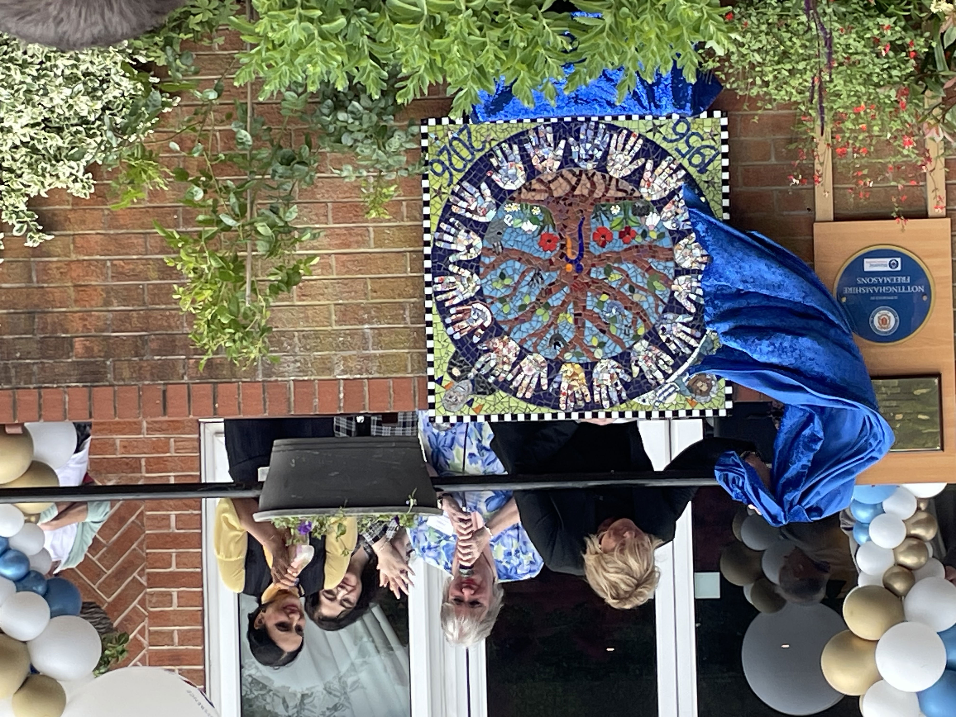 Deputy Lieutenant unveils community mosaic celebrating creativity and ...