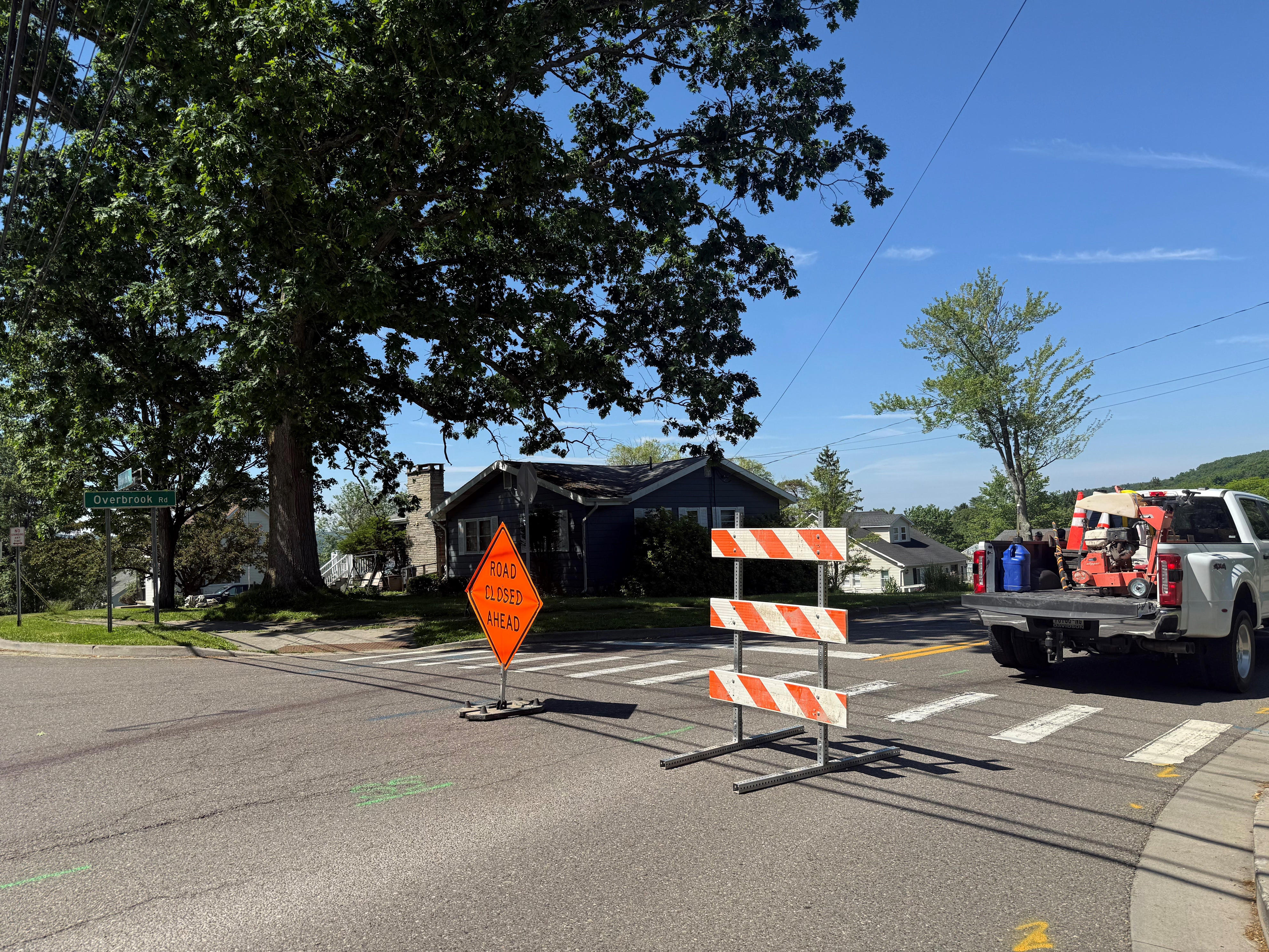Water main construction to cause delays on Overbrook Road through July
