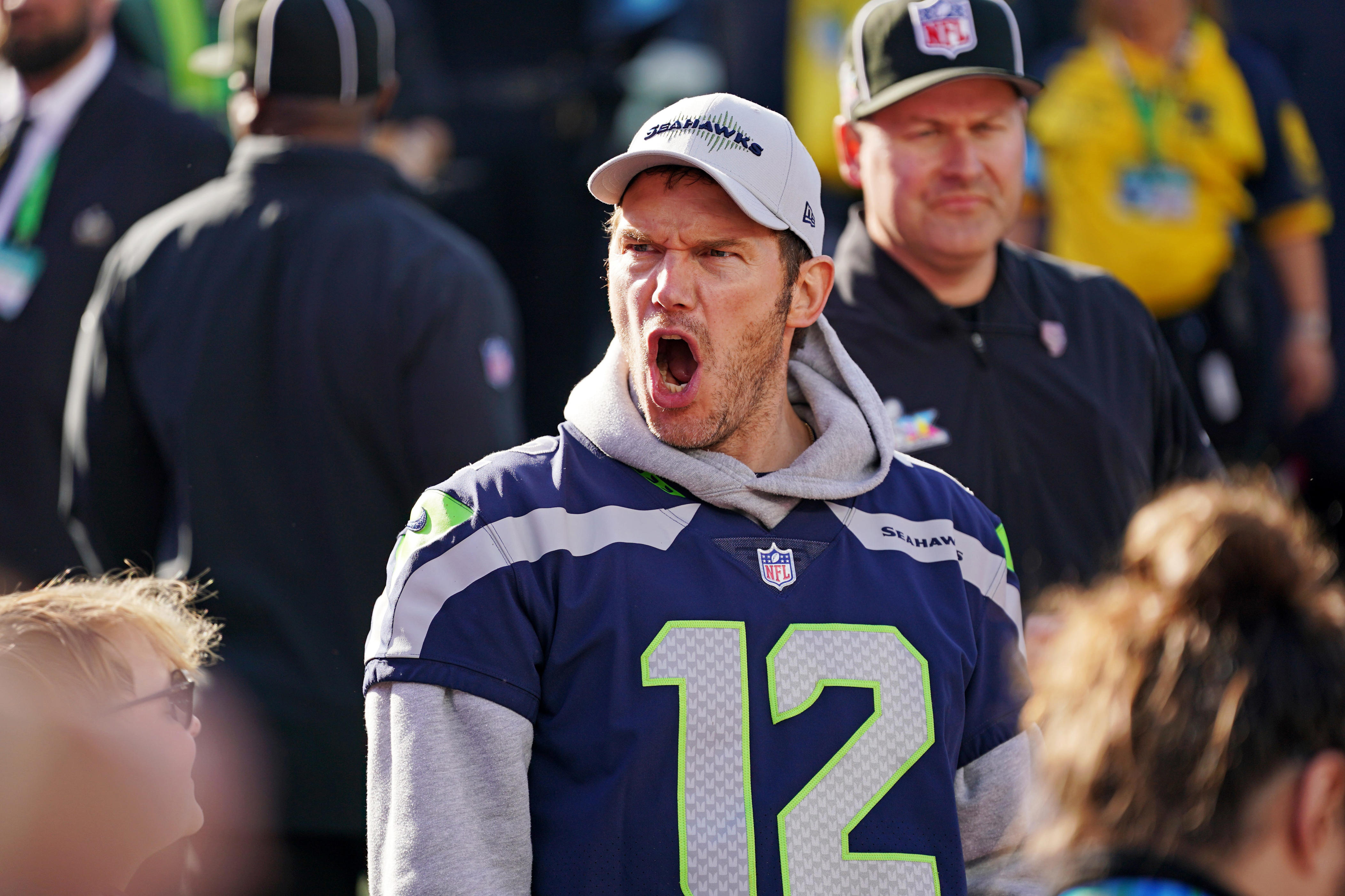 Chris Pratt teases the reveal of Seahawks' Super Bowl LX rings