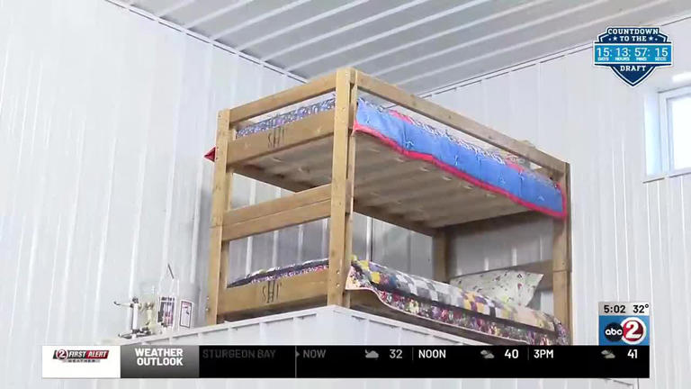 Volunteers deliver beds to local children through Sleep in Heavenly Peace