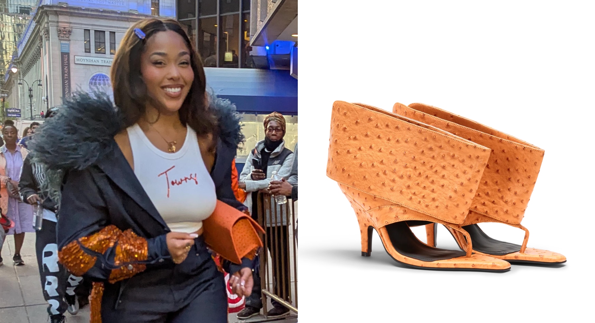 Were Jordyn Woods' bag and shoes to blame for the Knicks game 3 loss?