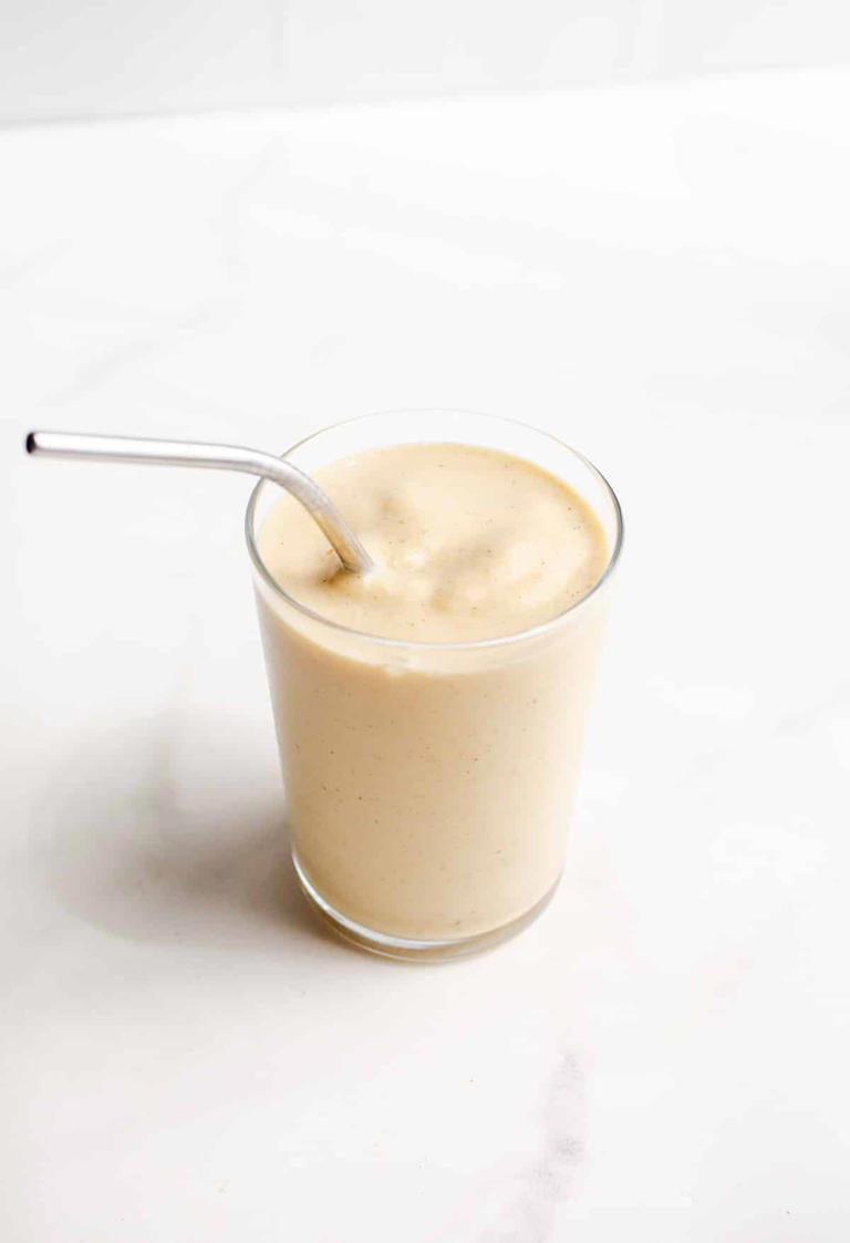Peach banana smoothie