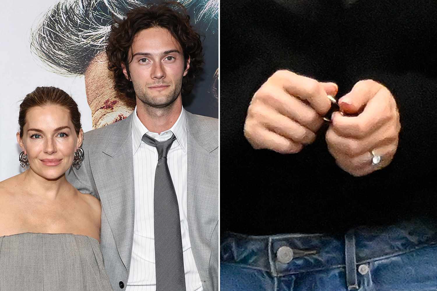 Sienna Miller is engaged to actor and model Oli Green, weeks after ...