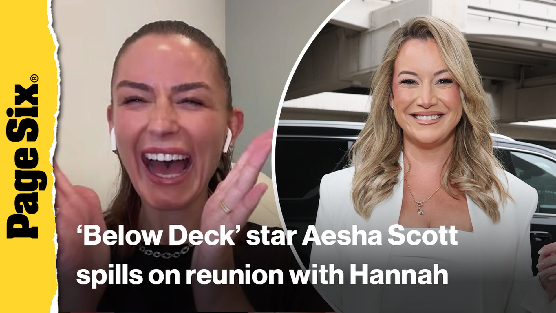 'Below Deck' star Aesha Scott tease alum Hannah Ferrier's 'very special ...