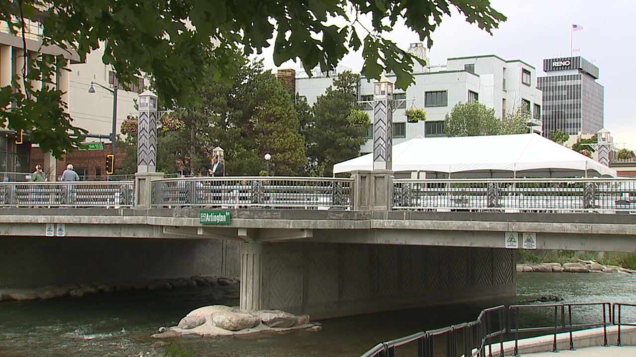 Arlington Avenue bridges reopen, reconnecting downtown Reno