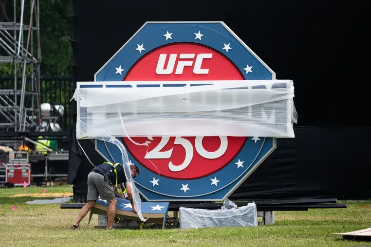 Trump-branded UFC 'medallions' go on sale ahead of scheduled White ...