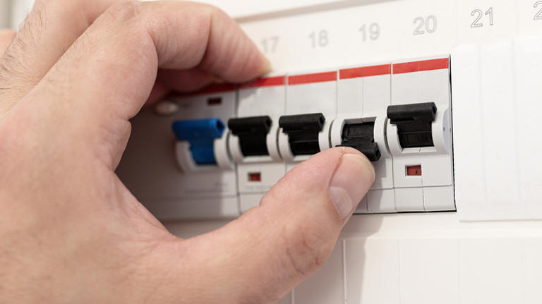 Why there's a flashing light on your breaker switch panel