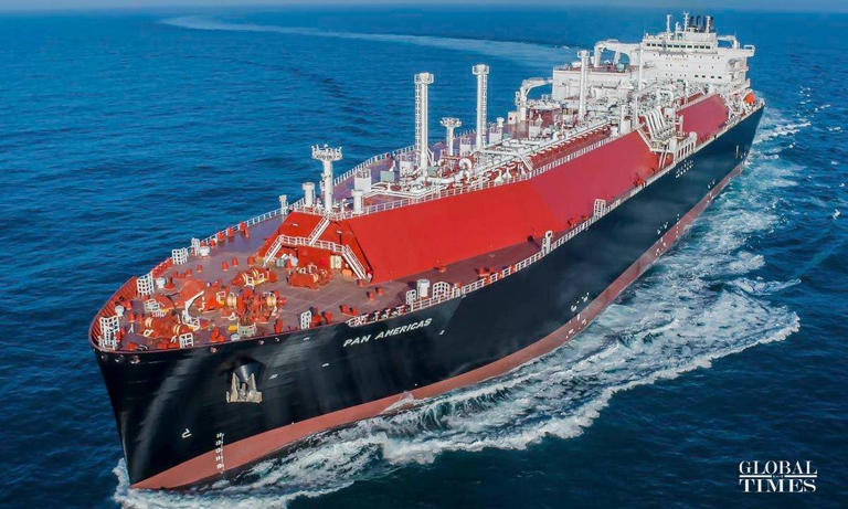 Chinese shipbuilder starts construction of the world's largest LNG ...
