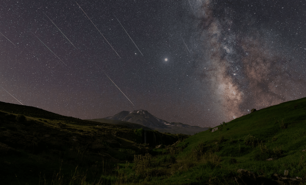 Catch rare daytime meteors lighting up the early June sky this week ...