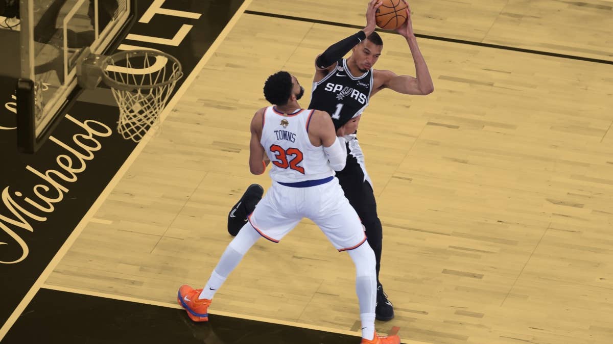 If you get KAT going, that puts Wemby on his heels - Charles Barkley ...