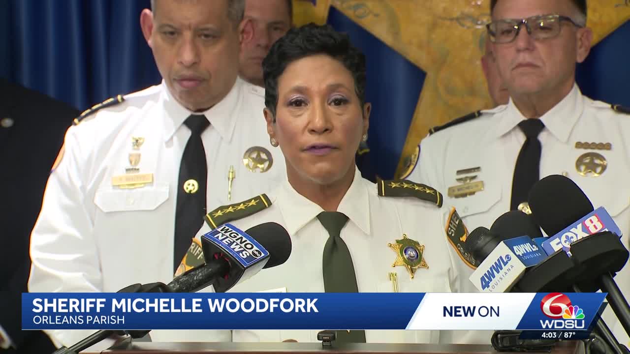 Orleans Parish Sheriff Michelle Woodfork speaks on inmate mistakenly ...