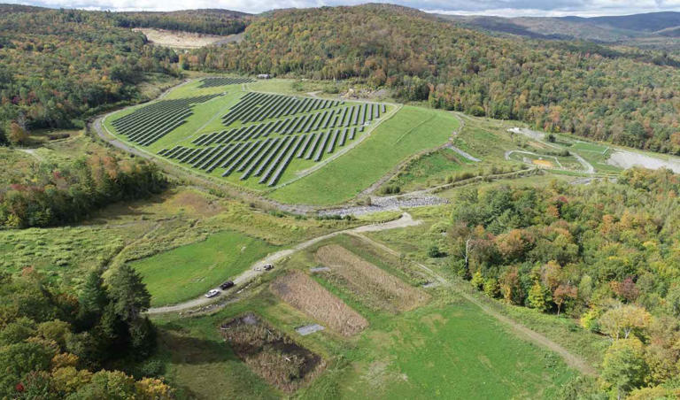 Vermont turned a copper mine into a 20,000-panel solar farm. Noah Kahan ...
