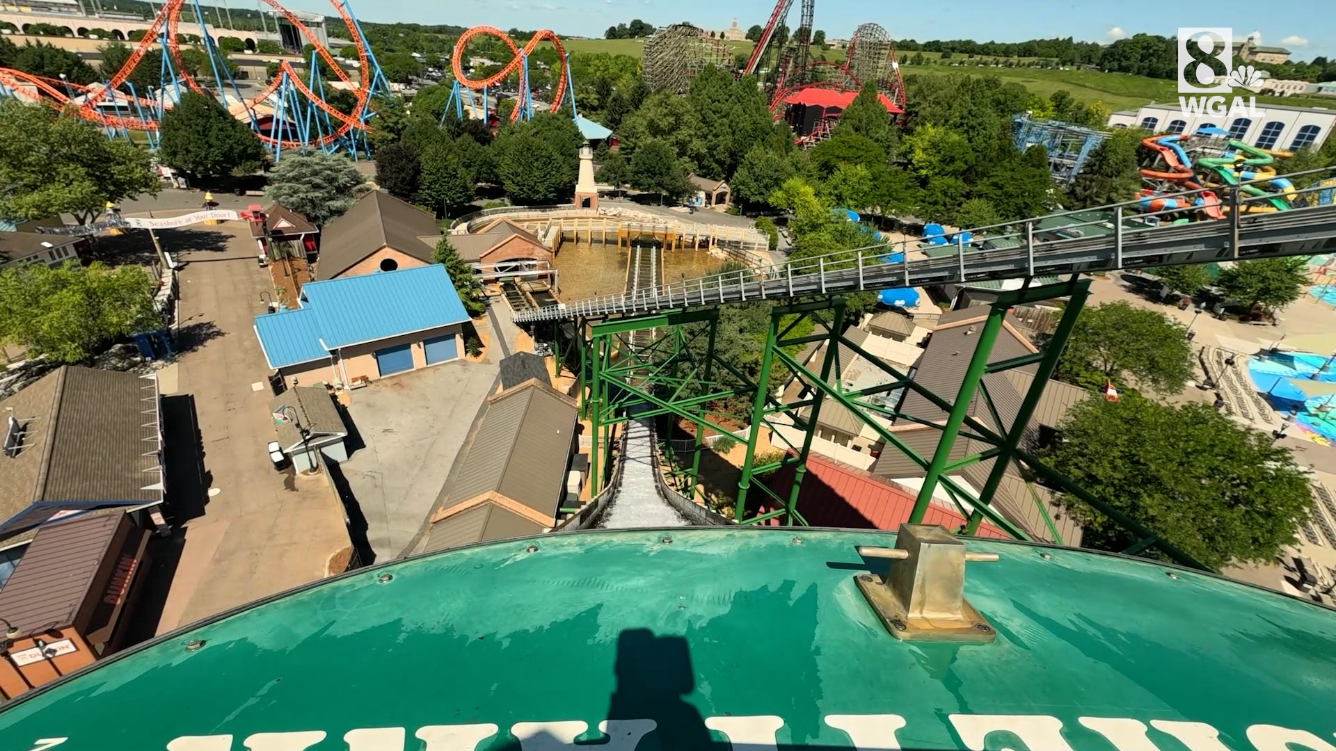 Take a first-person ride on Tidal Force at Hersheypark