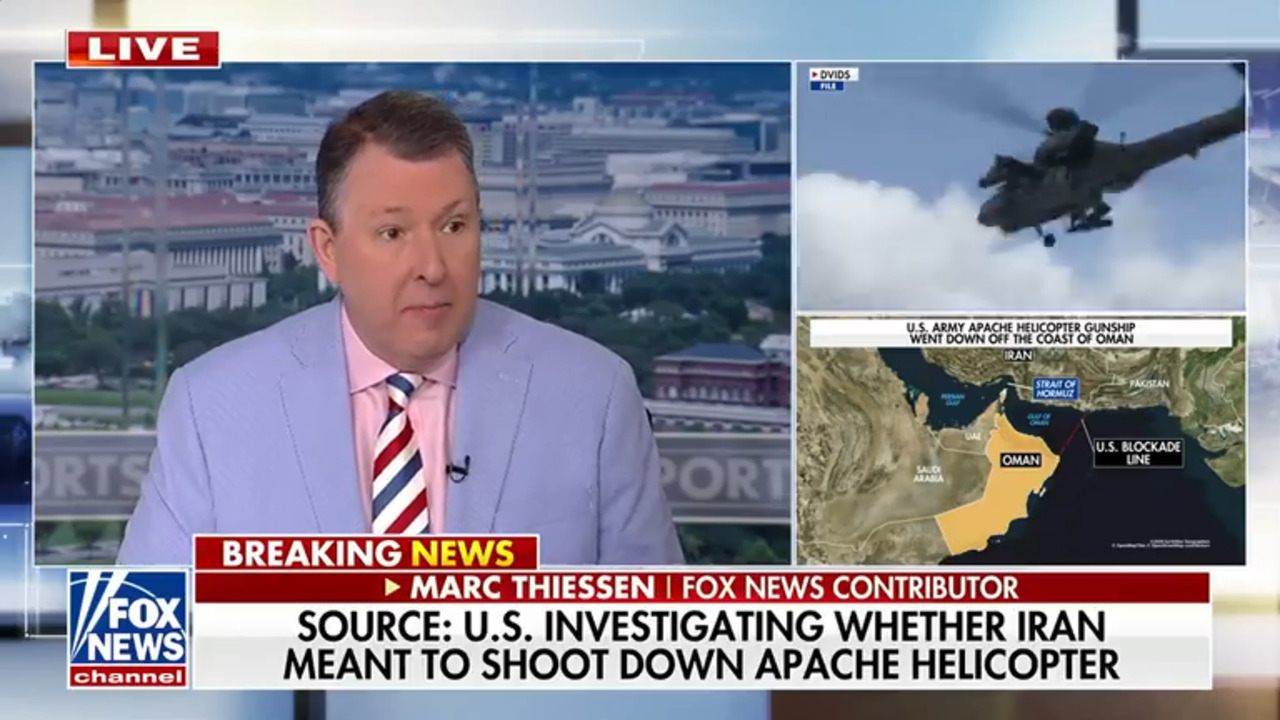 Marc Thiessen urges Trump to 'finish the job' in Iran following downed ...