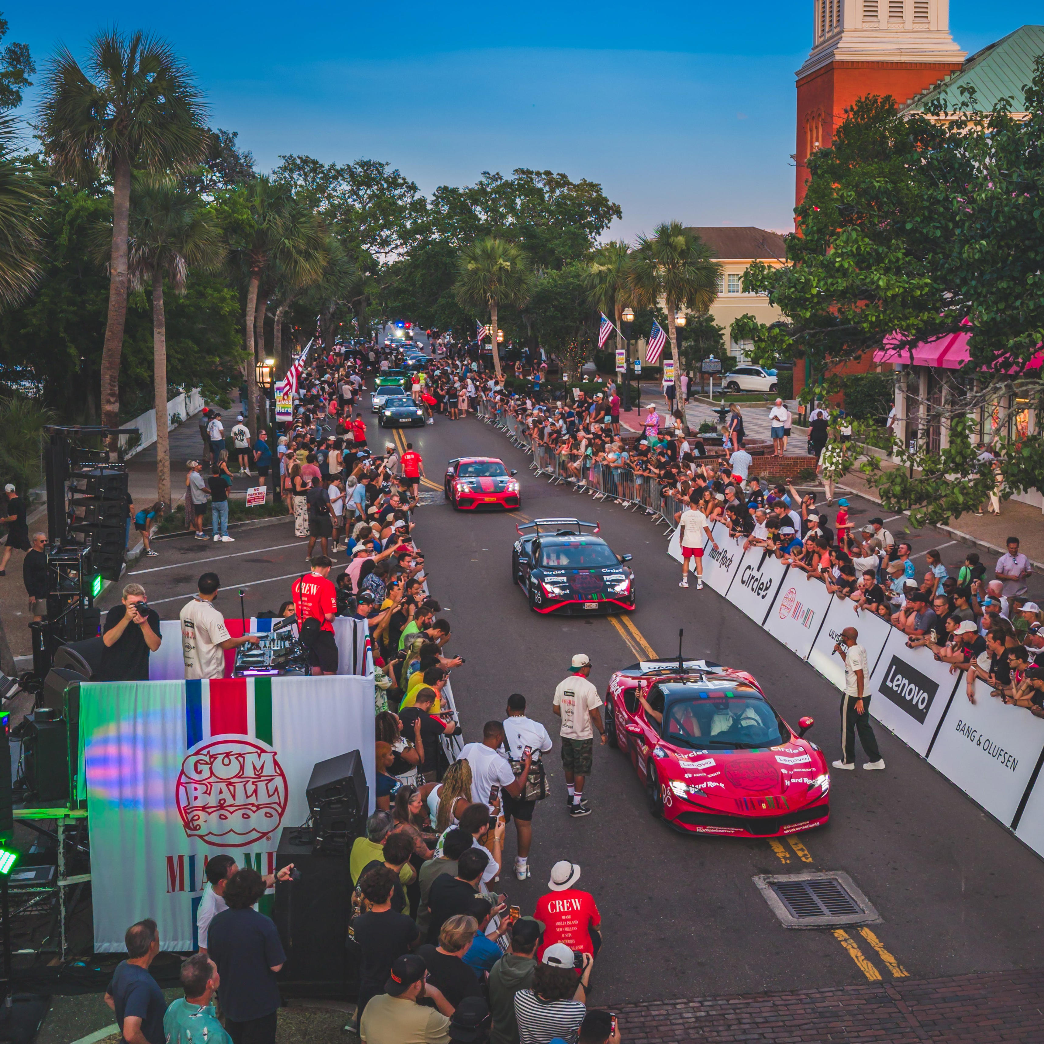 Gumball 3000 rolls onto Amelia Island to delight of thousands
