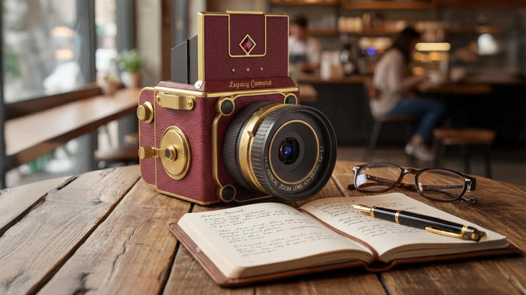 The magic CCD sensor is back in this retro, waist-level compact camera
