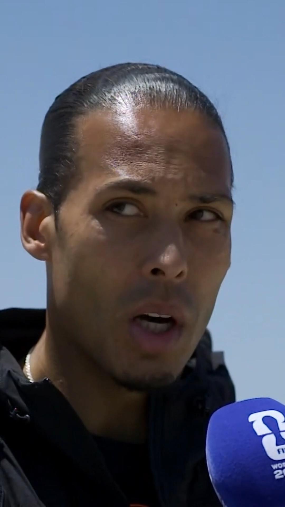 Van Dijk targets World Cup glory after Dutch land in Kansas City